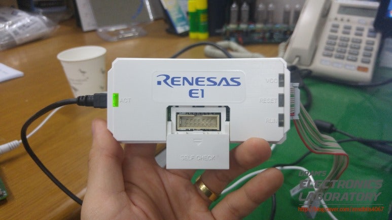 RENESAS RL78/G13 Microcontroller 5강 - E1 Emulator 설정 및 사용하기 : 네이버 블로그