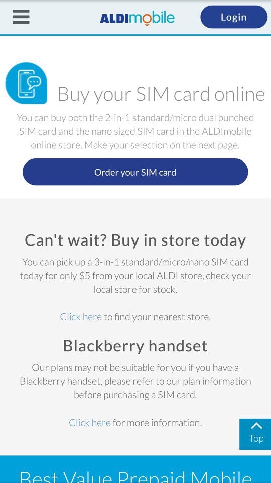 호주워킹홀리데이/ ALDI통신사 바꾸기 OPTUS비교하기/ ALDI 유심칩 신청하기 : 네이버 블로그
