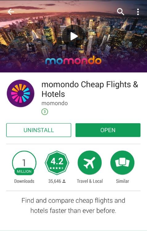 [TIPS] 저렴하게 비행기표 구하기 모몬도앱 / Momondo App / 캐나다 사람들이 많이 사용하는 항공권 예약앱 / 저가 ...