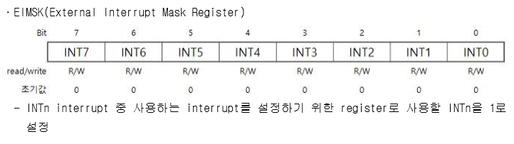 1.AVR외부 인터럽트(External Interrupt Control) : 네이버 블로그