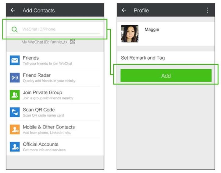위챗(Wechat) 친구를 추가하려면 어떻게 해야하나요? : 네이버 블로그