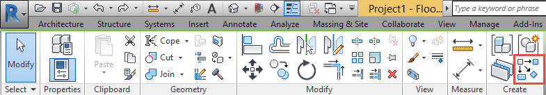 레빗(revit) - 유사 작성(create similar) 이용하기 : 네이버 블로그