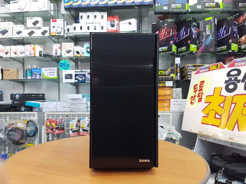 SAMA STALLION K910B 케이스 + 이엠텍GTX1070 슈젯구성~ : 네이버 블로그