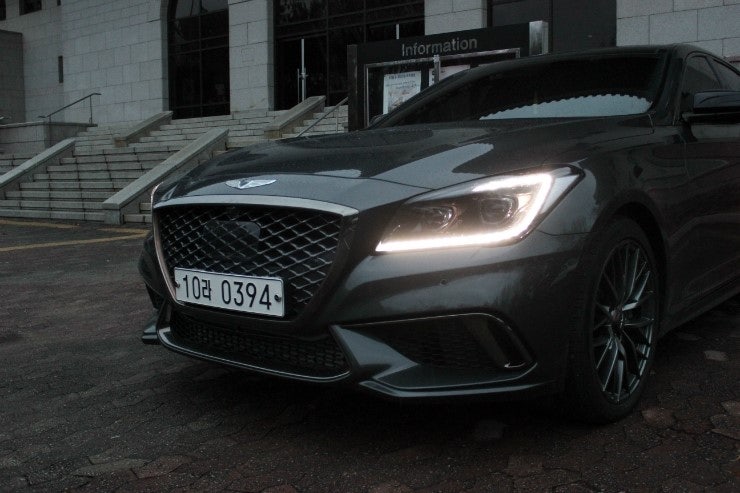 제네시스 G80 스포츠 HTRAC 시승기_3.3 터보엔진의 퍼포먼스_제로백_서스펜션까지 살펴보자 : 네이버 블로그