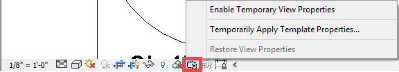 레빗(revit) - 임시 뷰 특성(Temporary View Properties) : 네이버 블로그
