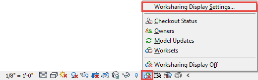 레빗(revit) - 작업 공유 화면표시 모드(Worksharing display) : 네이버 블로그
