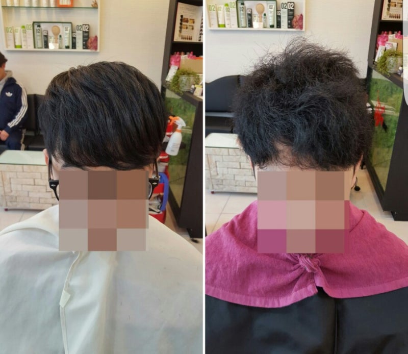 부산 악성곱슬 투블럭 볼륨매직이 짱이죠 네이버 블로그