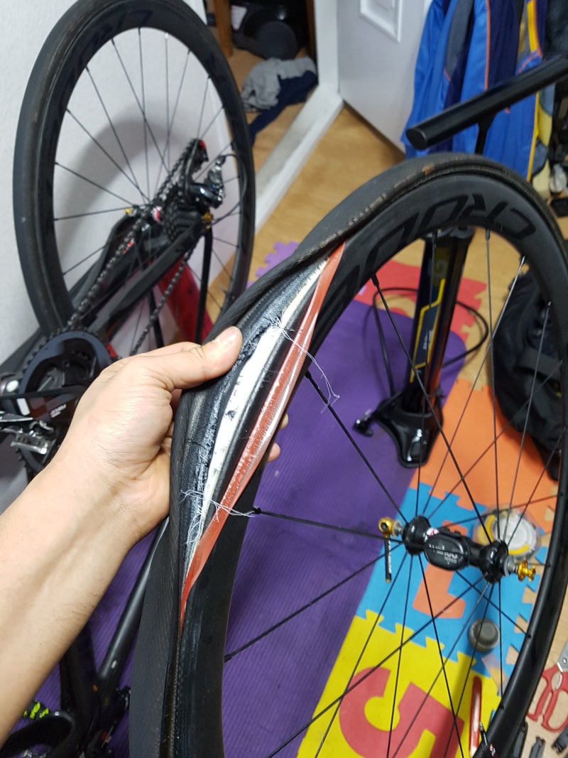 슈발베 프로원 HT 튜블러 타이어 (700×25c) 구입 장착.. (Schwalbe Pro One HT - Handmade ...