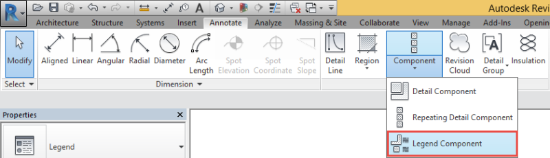 레빗(revit) 범례(legend) 작성하기 : 네이버 블로그