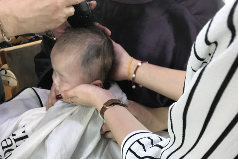 홍성내포 미용실 최가을헤어드레서에서 아기배냇머리자르기 네이버 블로그