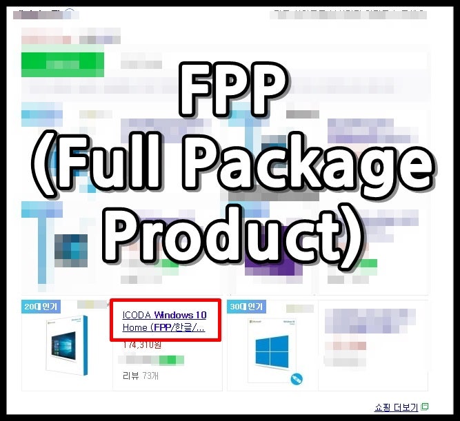윈도우10 DSP FPP OEM ESD 차이점 : 네이버 블로그