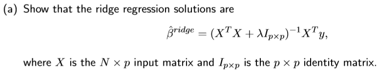 Ridge Regression (L2 Regularization) Coefficient 증명 과정 : 네이버 블로그