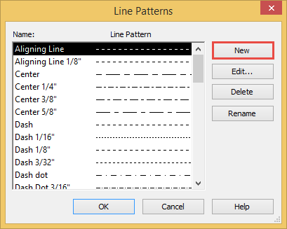 레빗(revit) - 선 패턴(line patterns) 작성하기 : 네이버 블로그