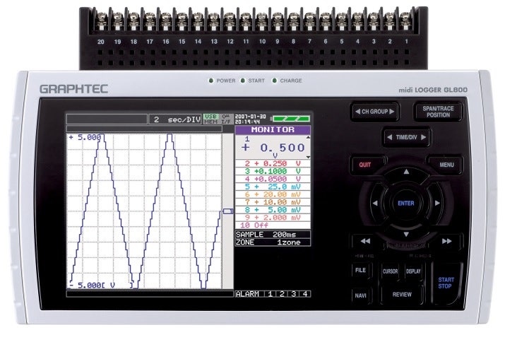 [Graphtec] GL800 20채널 데이터로거 : 네이버 블로그