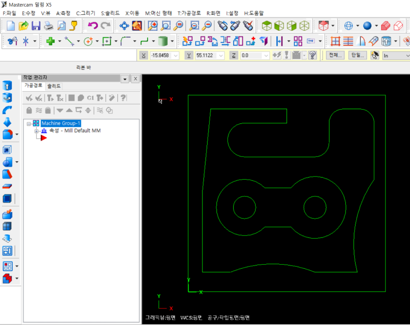 마스터캠 머시닝센터 Mct Cad Cam 2d 모델링 및 Nc 프로그래밍하기 컴퓨터응용밀링기능사 컴퓨터응용가공산업기사 기계가공