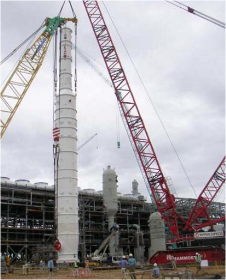 극저온용 열교환기, main cryogenic heat exchanger/ MCHE, Messrs.Air products ...