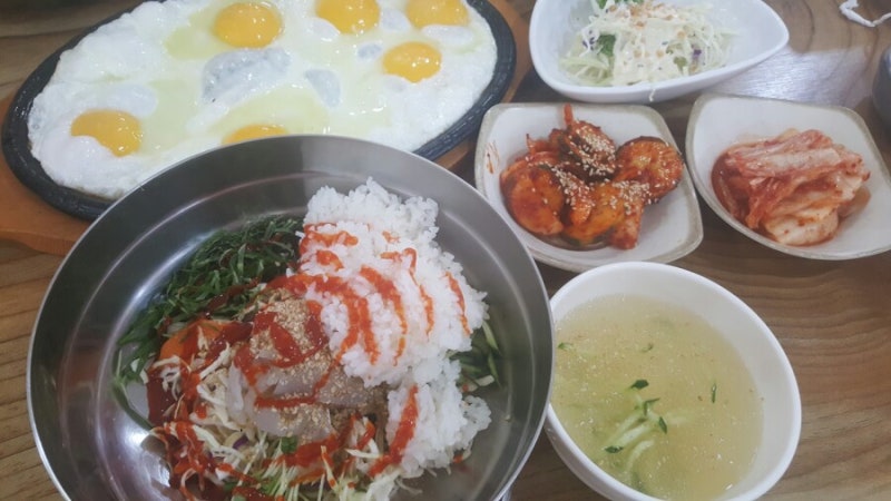 청주 서원구 성화동 맛집 파도횟집 회덮밥 계란후라이 광어 물회 점심특선 네이버 블로그