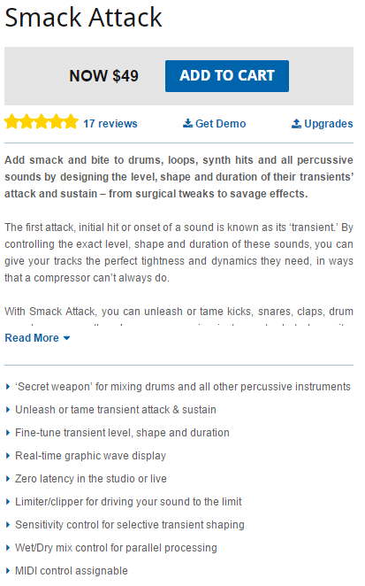 [새소식.플러그인] 웨이브즈의 새로운 트렌지언트 어택과 서스테인 플러그인 Smack Attack by 사운드기어 호야 : 네이버 블로그