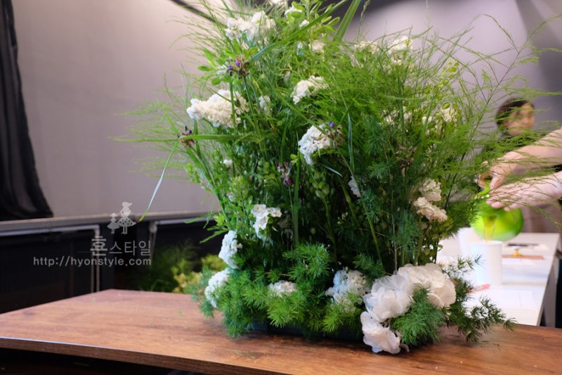 플로리스트학원 Parallel Vegetative Arrangement 수업 : 네이버 블로그