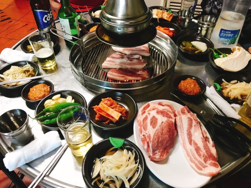 진주고기맛집 진주시외버스터미널 주변 꿀꿀이 연탄구이 네이버 블로그