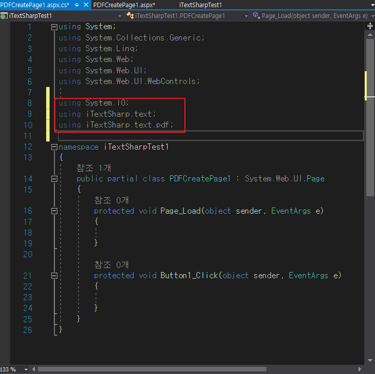 [ASP.NET] iTextSharp PDF 코딩 1 - Header, Footer, 본문Text 넣기 : 네이버 블로그