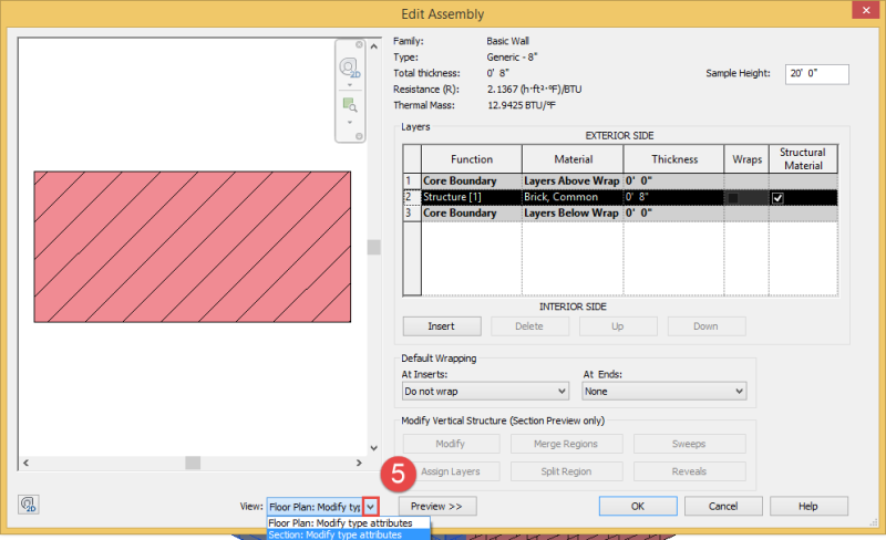 레빗(revit) - 벽 유형(types)에 스윕(Wall Sweeps) 지정하기 : 네이버 블로그