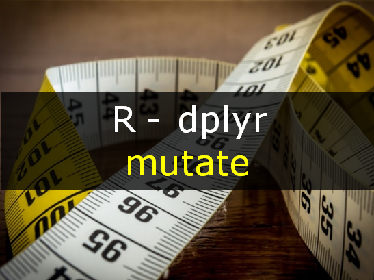 R - dplyr - mutate : 네이버 블로그