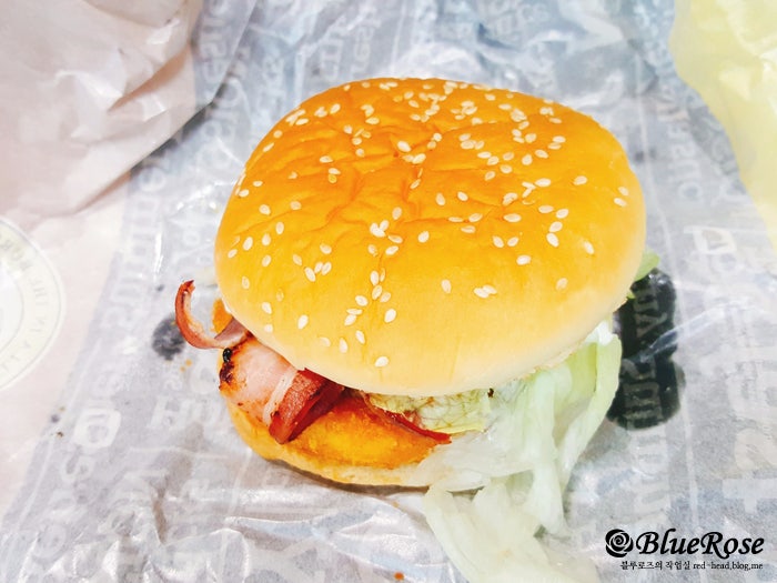 카카오톡 선물하기 - 롯데리아 쿠폰 사용하기 & 믹스테일 Mixx tail [블루로즈] : 네이버 블로그