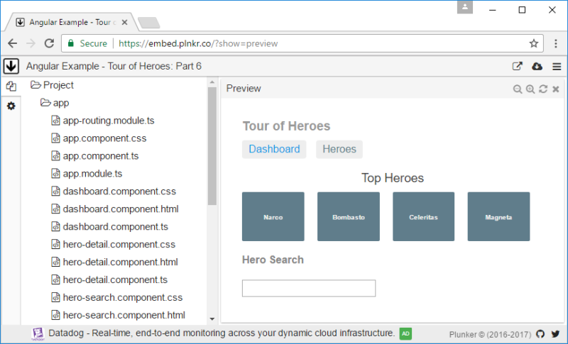 앵귤러(angular) 공식 튜토리얼 Tour of Heroes 따라하기 1 : 네이버 블로그