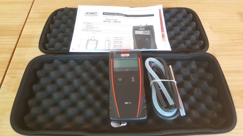 휴대용 차압 정압 압력 측정기 키모 MP50 MP51 : 네이버 블로그