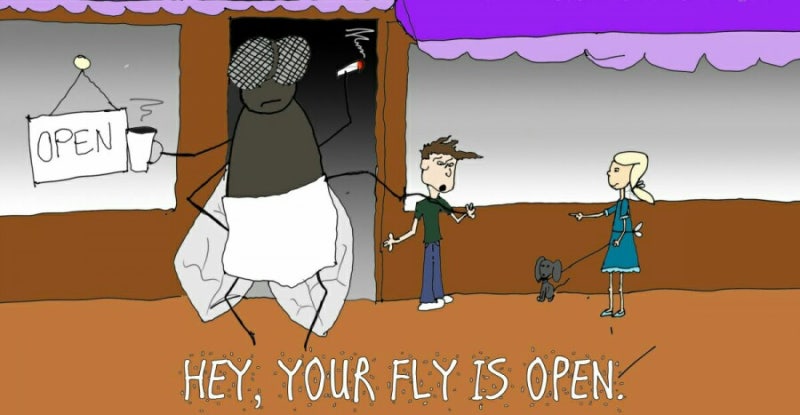 Your fly is open.남대문 열렸어. : 네이버 블로그