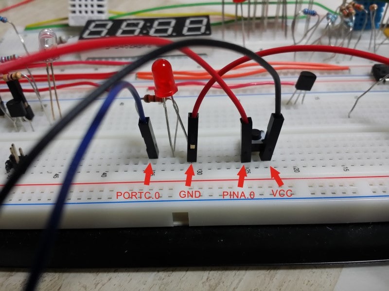 ATMEGA128 입력 PIN 사용해 보기 : 네이버 블로그