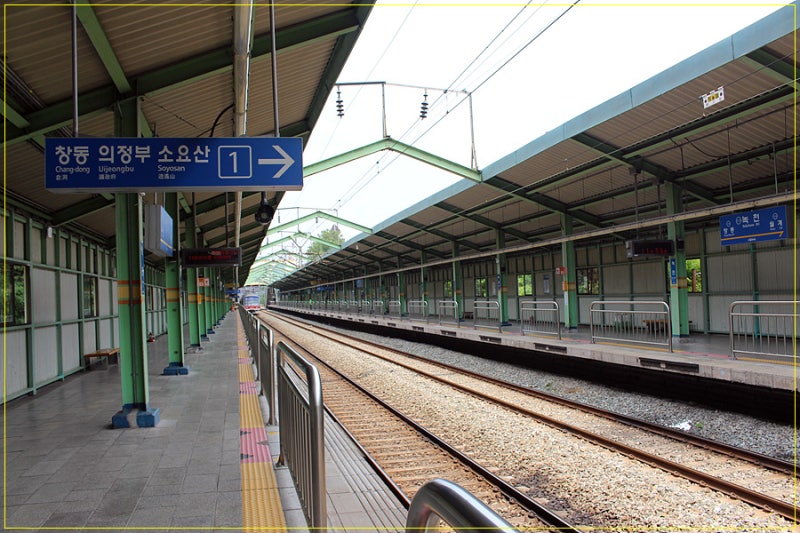 전철역앞에 철도 건널목이 위치한 - 경원선 녹양역 : 네이버 블로그