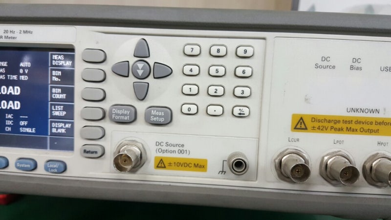Agilent Precision LCR Meter E4980A 매매 매입 : 네이버 블로그