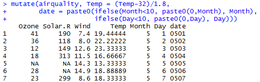 R - dplyr - mutate : 네이버 블로그