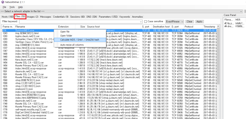 NetworkMiner 개요 / 사용법 : 네이버 블로그