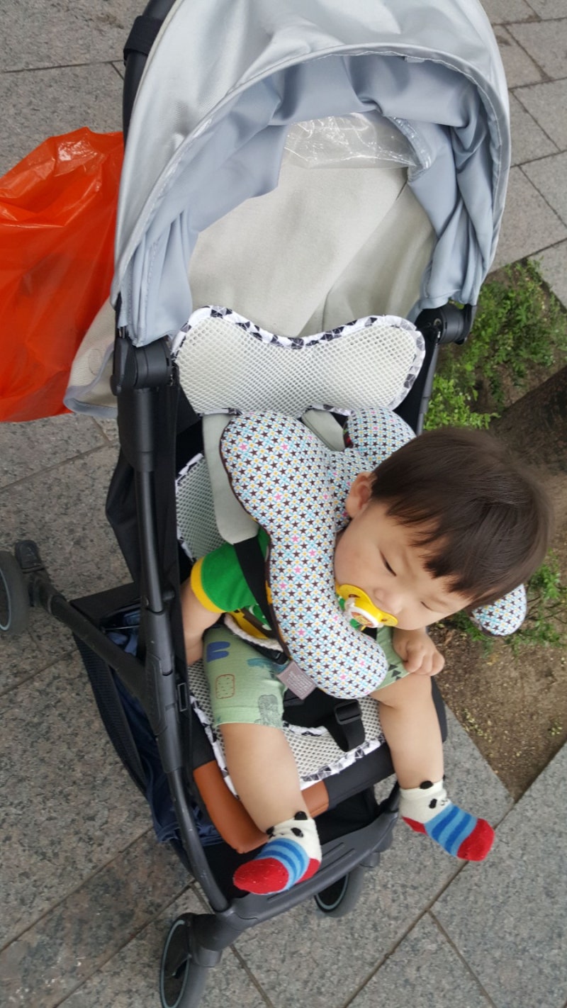 11개월 아기와 유모차 가지고 버스타기 성공 네이버 블로그