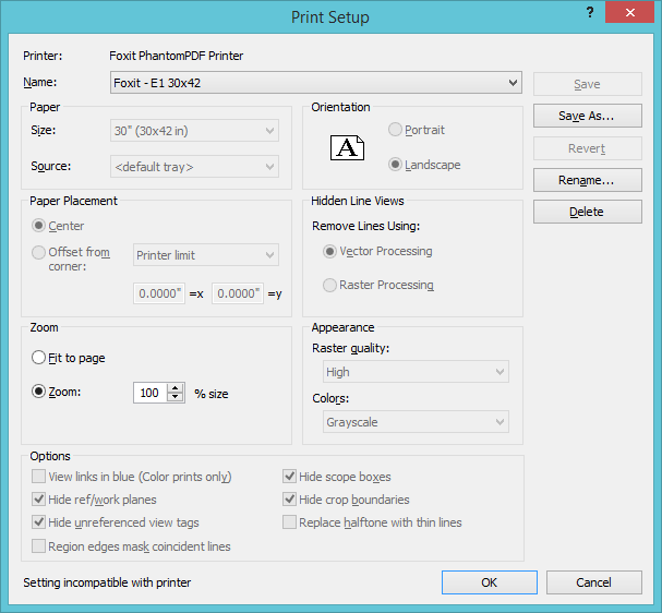 레빗(revit) - Foxit PhantomPDF에서 PDF 출력이 안되는 문제 : 네이버 블로그
