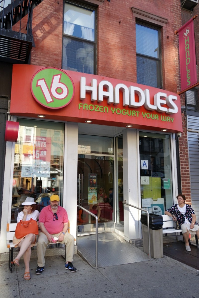 미국 아이스크림집 '16 HANDLES' : 네이버 블로그