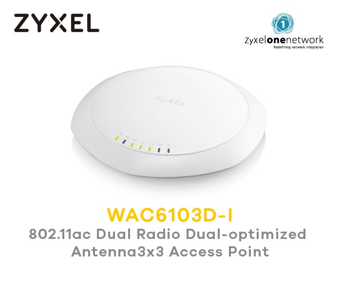 [무선AP] WAC6103D-I : ZyXEL 자이젤 802.11ac Dual Radio Dual-optimized ...