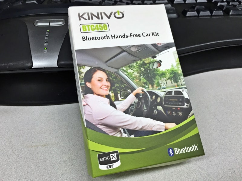 E90 320i 블루투스 리시버 장착 + 키니보 KINIVO BTC450 Bluetooth Hands-Free Car Kit ...