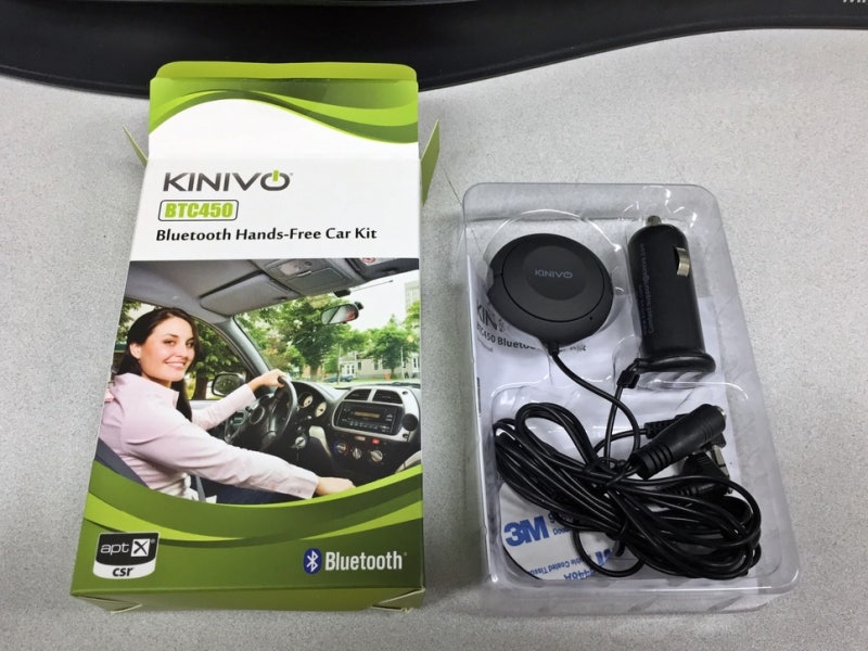 E90 320i 블루투스 리시버 장착 + 키니보 KINIVO BTC450 Bluetooth Hands-Free Car Kit ...