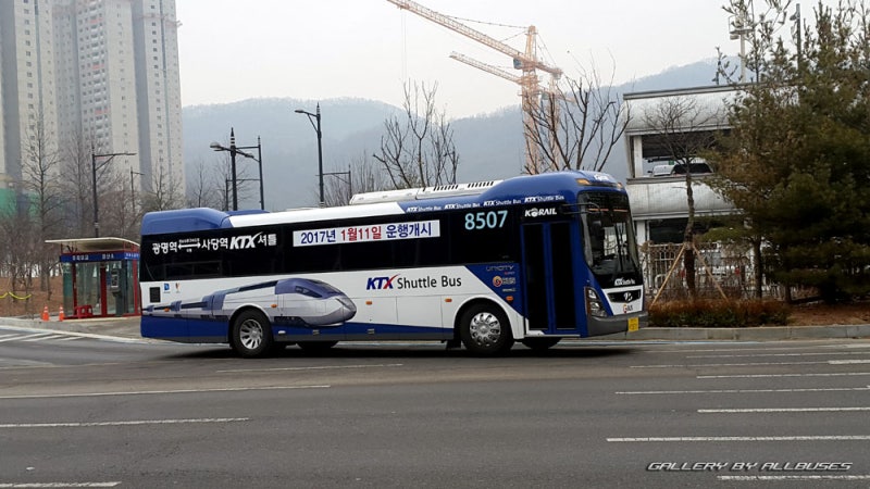 KTX 셔틀버스-G Bus-8507번의 등장 : 네이버 블로그