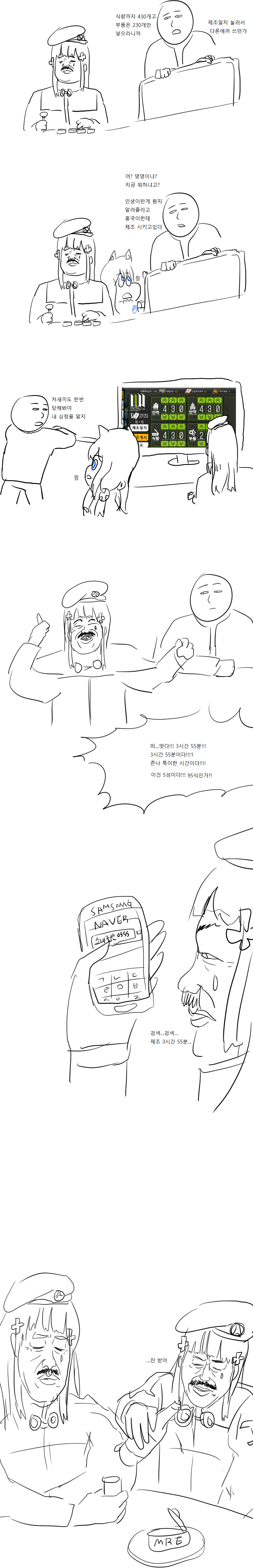 소녀전선 만화 흥국이hk416가 제조 하는 만화manhwa 네이버 블로그