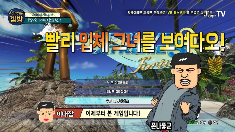 DOAX 3 한글판 PSVR 업데이트 리뷰 (데드 오어 얼라이브 익스트림3) : 네이버 블로그