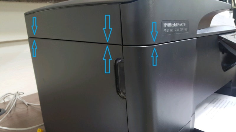 hp8710,hp8600,hp8610.hp8640.hp8620 .hp8660 자동문서공급기문제(adf열림) : 네이버 블로그