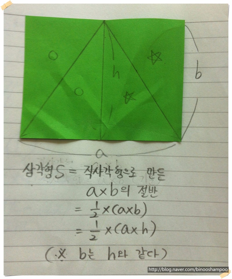 도형 넓이 구하기 과정 특히 사다리꼴 잘 보세요 : 네이버 블로그