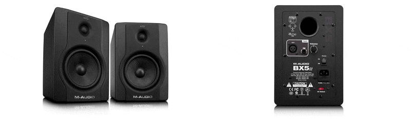 모니터스피커 리뷰 - M-Audio BX5 D2, 스튜디오 모니터 : 네이버 블로그