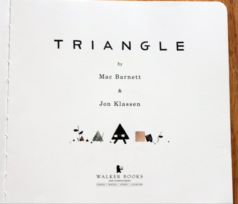세모, 네모 두가지로만 이야기를 풀어내다니- Triangle (by. Jon Klassen / Mac barnett) : 네이버 블로그