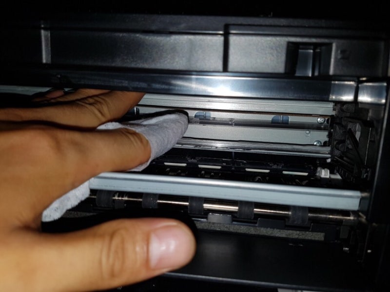 잉크젯복합기 캐논 Mg3670 종이걸림 제거후 글자 및 선이 삐뚤게 인쇄되는 증상 네이버 블로그